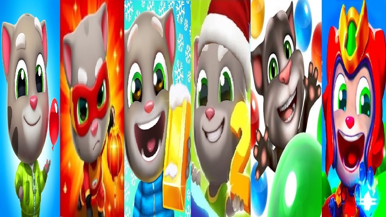 Talking Tom Hero Dash Chinese Version VS TOM LITTLE WARRIOR GOLD RUN 2 ...