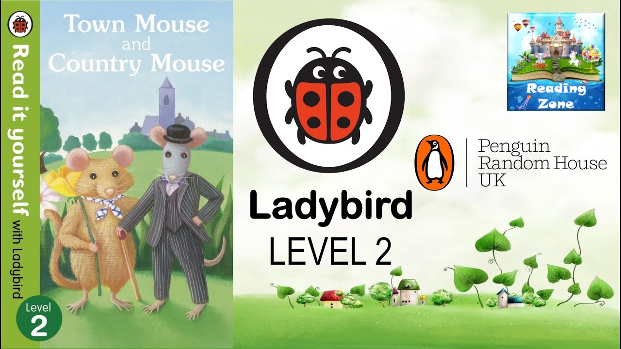 Town Mouse and Country Mouse | Ladybird Level 2 | Reading Zone Aloud ...