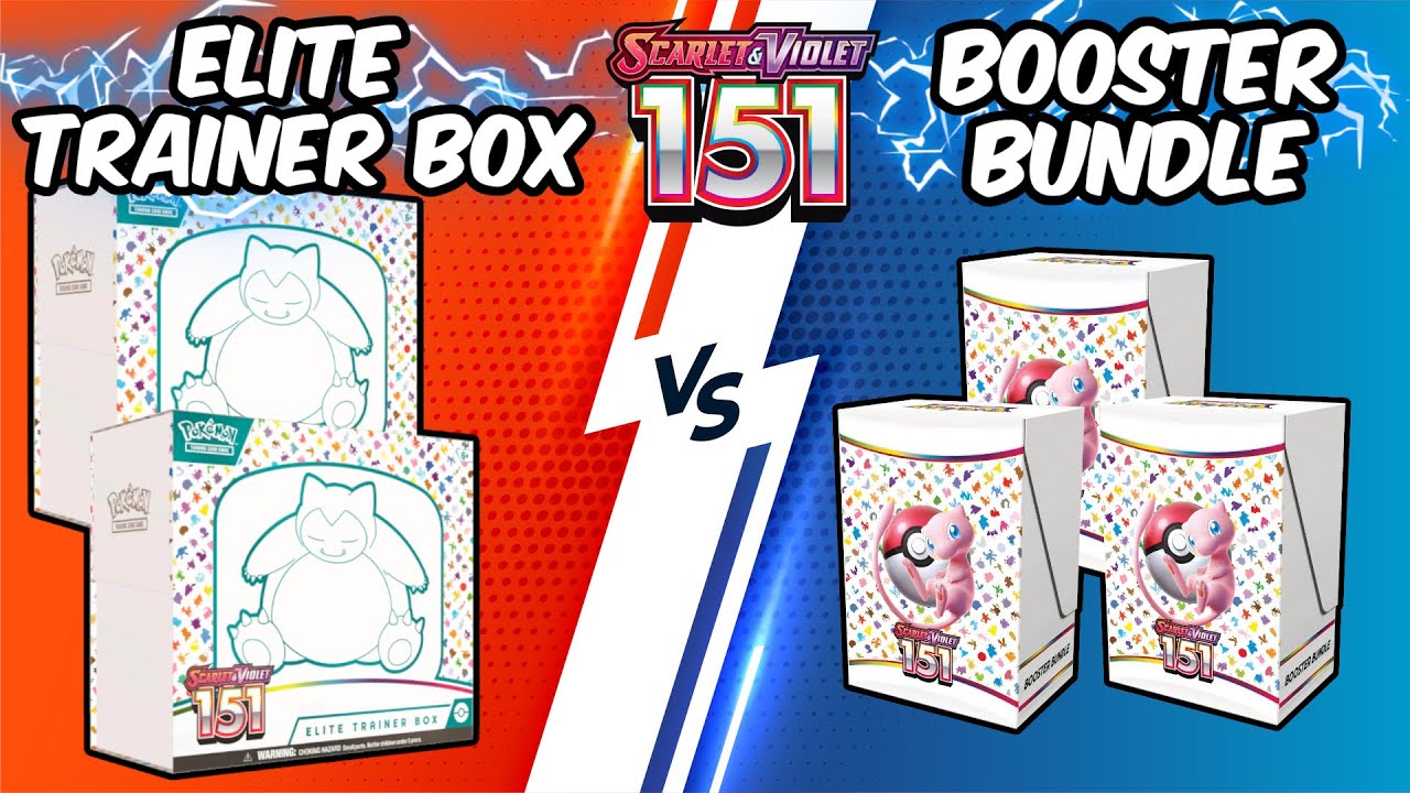 Pokemon 151 Product Battle - Elite Trainer Box vs Booster Bundle! - YouTube