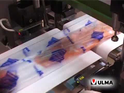 Fresh salmon filets packaging in flow pack wrapper (HFFS) - YouTube