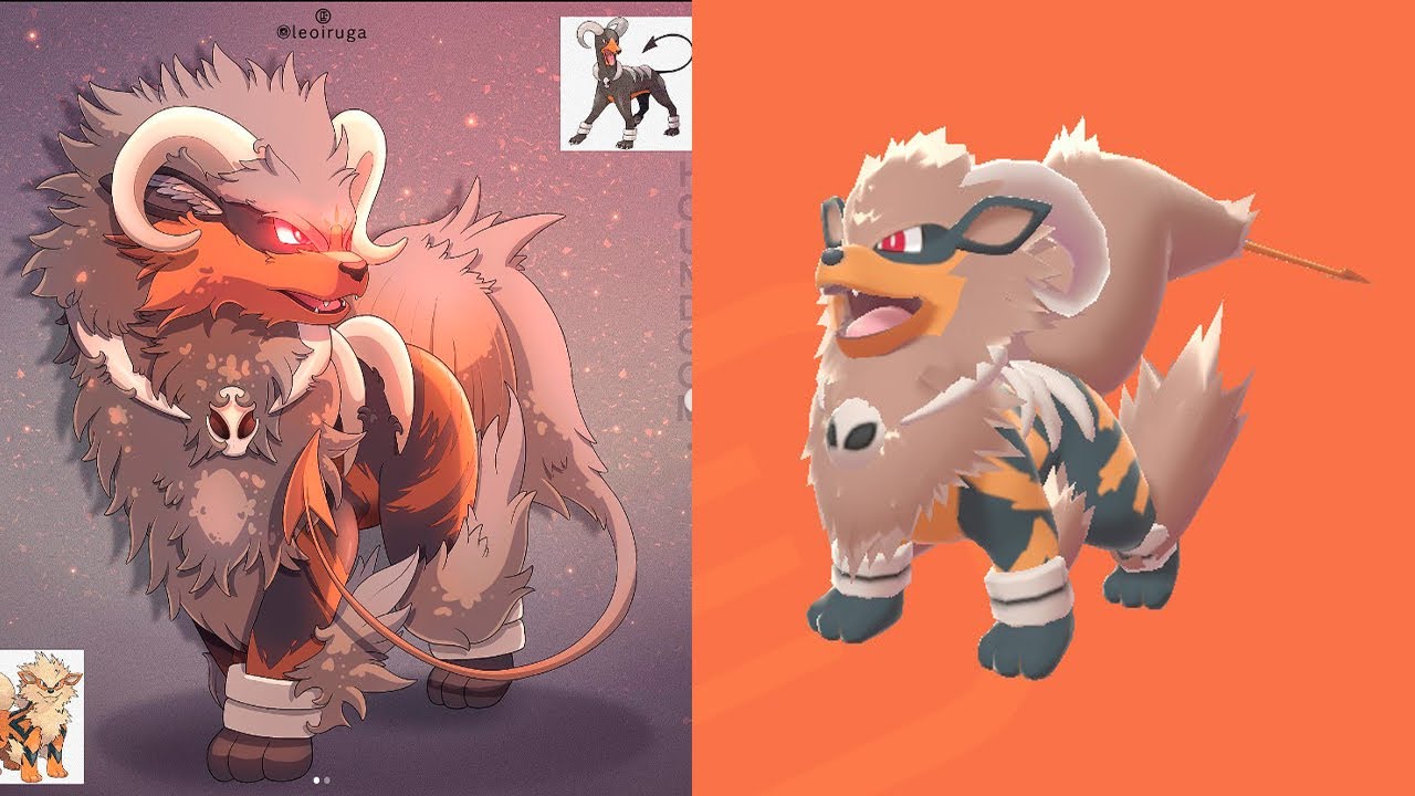 Arcanine And Ninetales And Houndoom