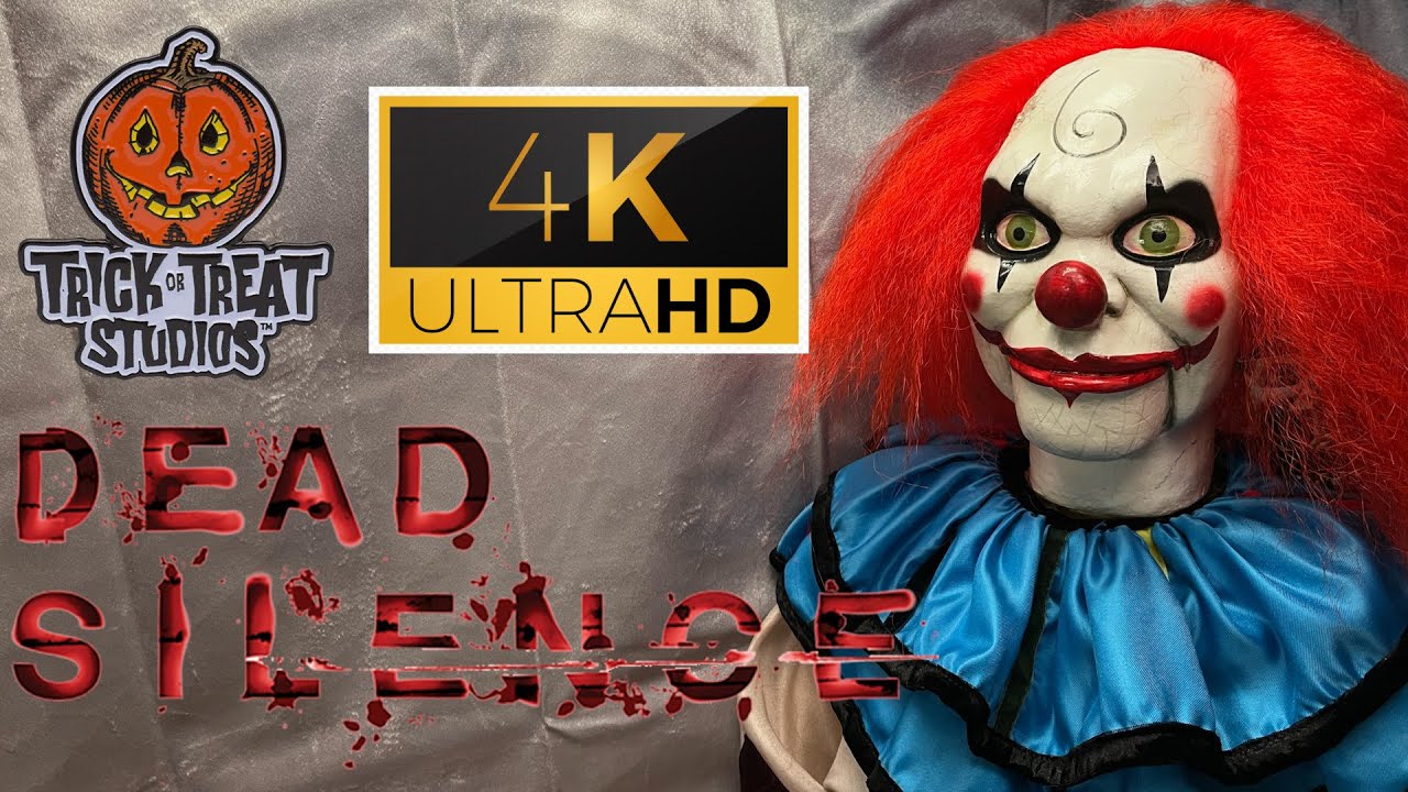 Tots Dead Silence Mary Shaw Clown Puppet Prop in 4K - YouTube