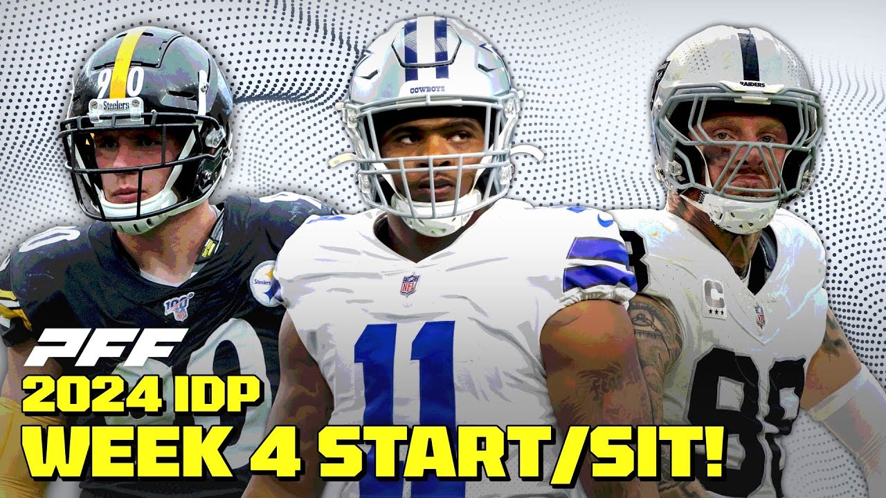 2024 Week 4 IDP Start or Sit | PFF Fantasy Podcast - YouTube