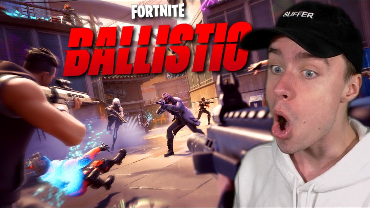 Trying Fortnite BALLISTIC for the first time! - YouTube