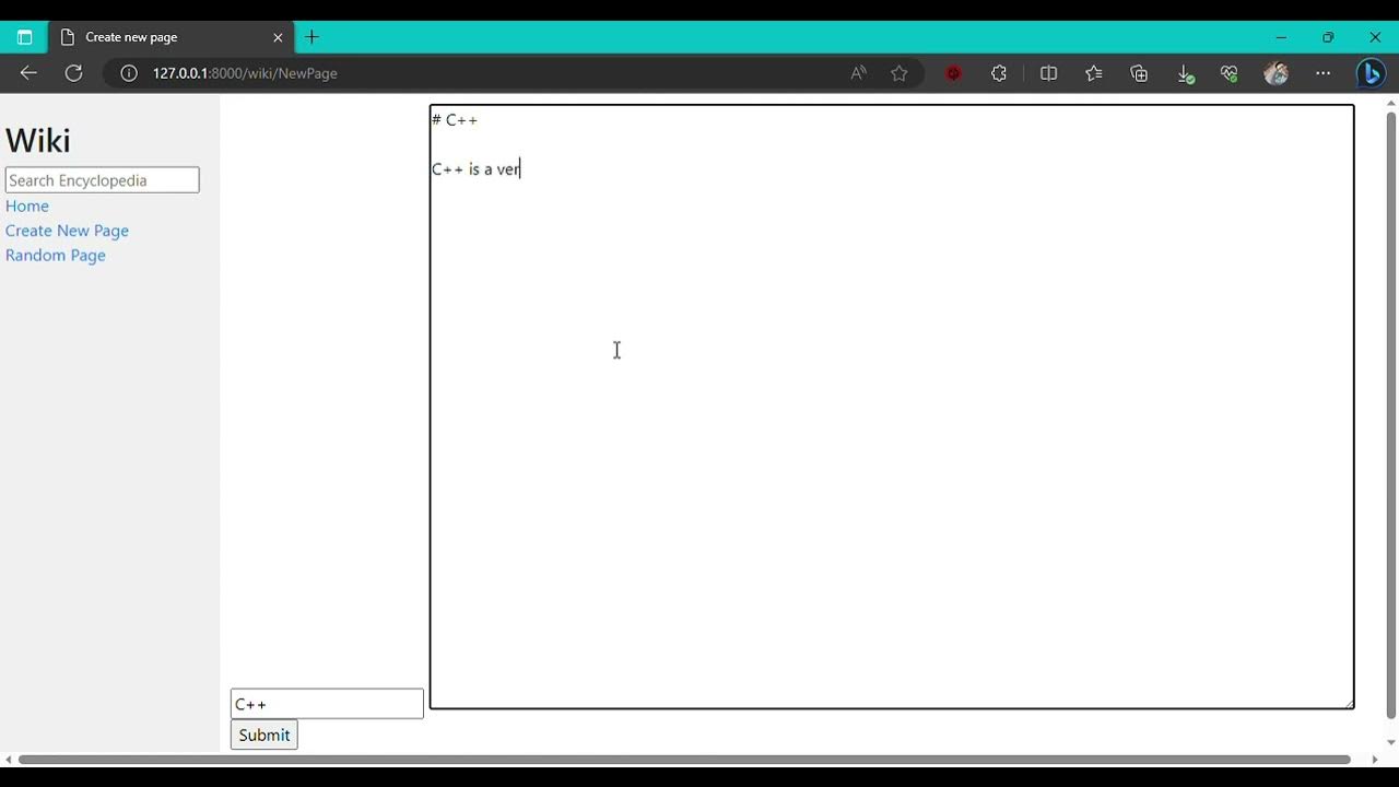 Project 1 CS50 Web Programming - YouTube