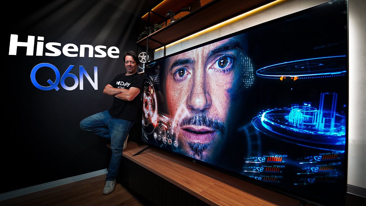 Hisense Q6N 85'' Review: Nova TV 4K com IA, Dolby Vision e 8ms - YouTube