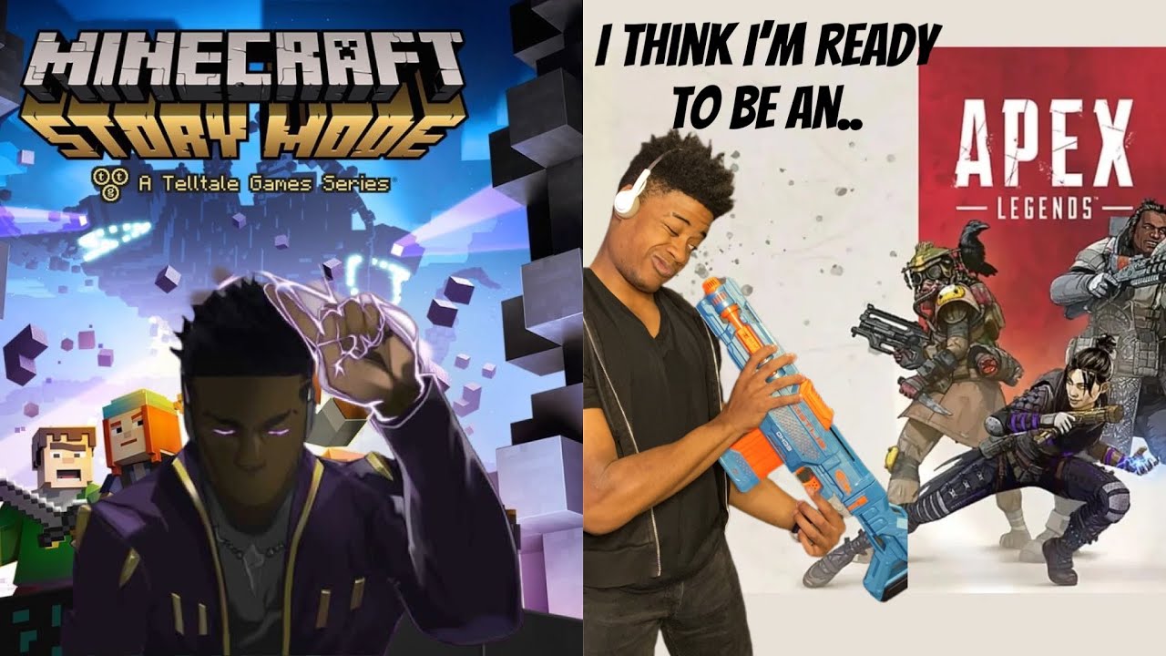 MINECRAFT (story mode) and SOME APEX LEGENDS (&fall guys) #minecraft # ...