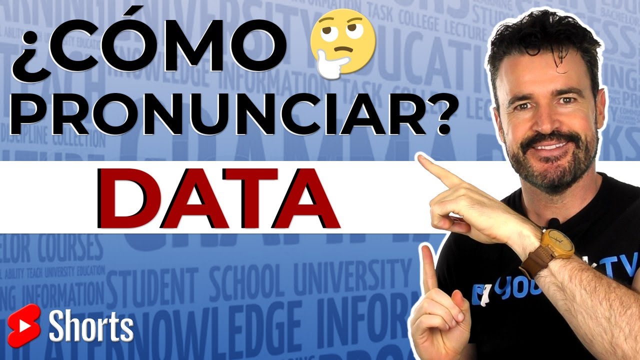 ¿Cómo Pronunciar DATA en INGLÉS? - YouTube