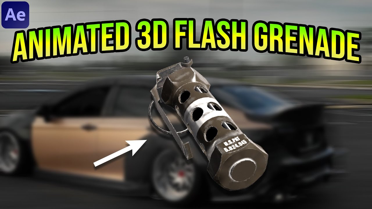 3D Flash Grenade Effect in After Effects (How I Edited Instagram Reel ...