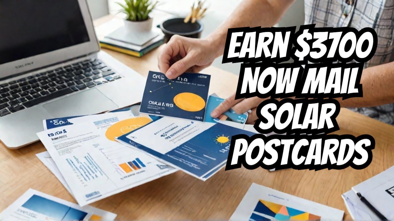 "Earn Big: Make Money Mailing Solar Flyers & Postcards"- MAIL POSTCARDS ...