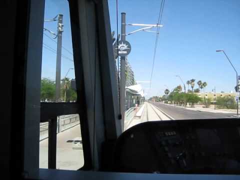 Valley Metro Light Rail Phoenix and Tempe AZ - YouTube