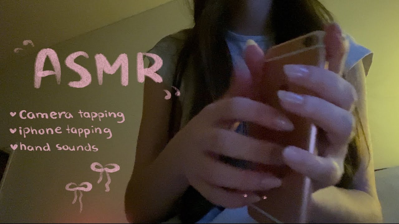 camera tapping + hand sounds ASMR 💞 - YouTube