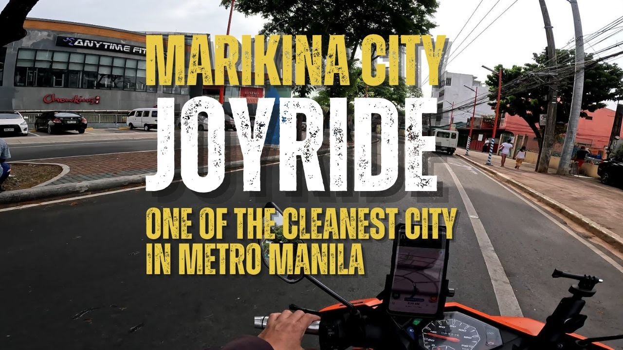 MARIKINA CITY JOYRIDE | ONE OF CLEANEST CITY IN METRO MANILA - YouTube