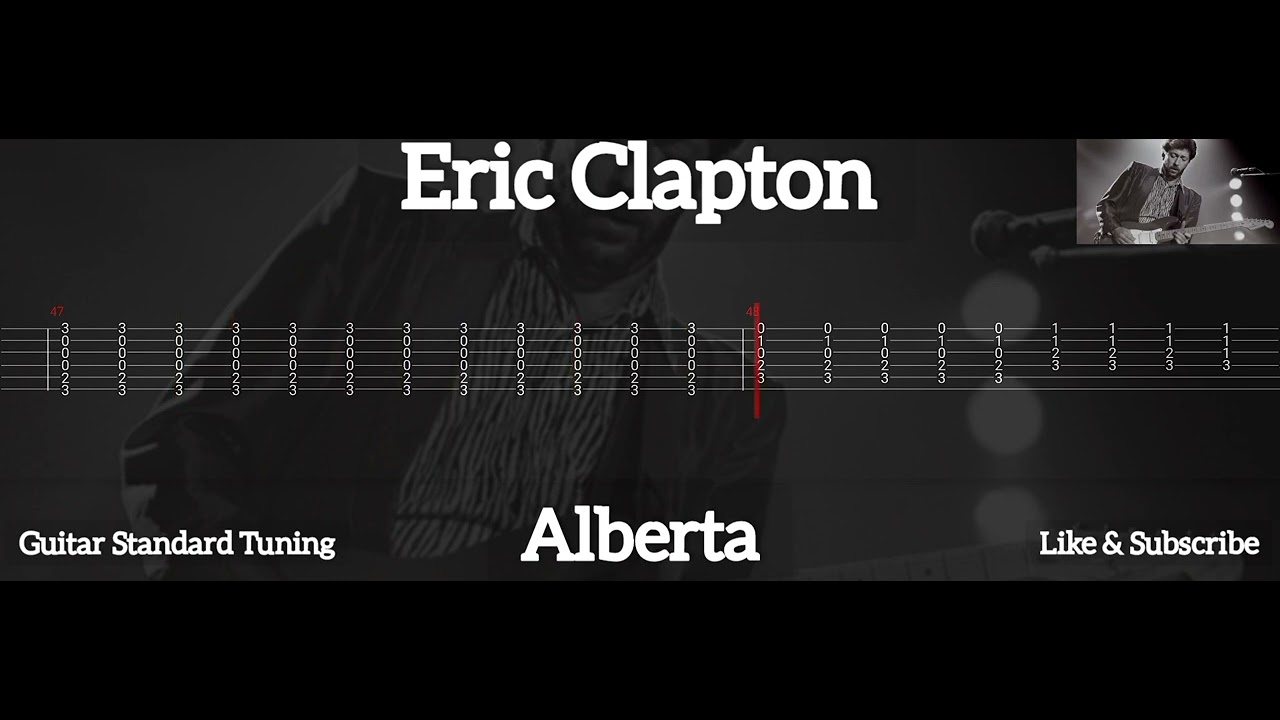 Eric Clapton - Alberta ( Tab Guitar ) - YouTube