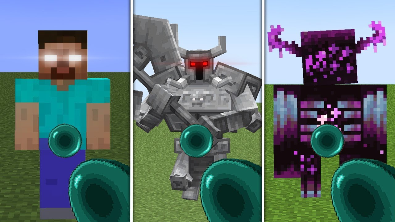 What's inside different mobs and bosses in Minecraft? - YouTube