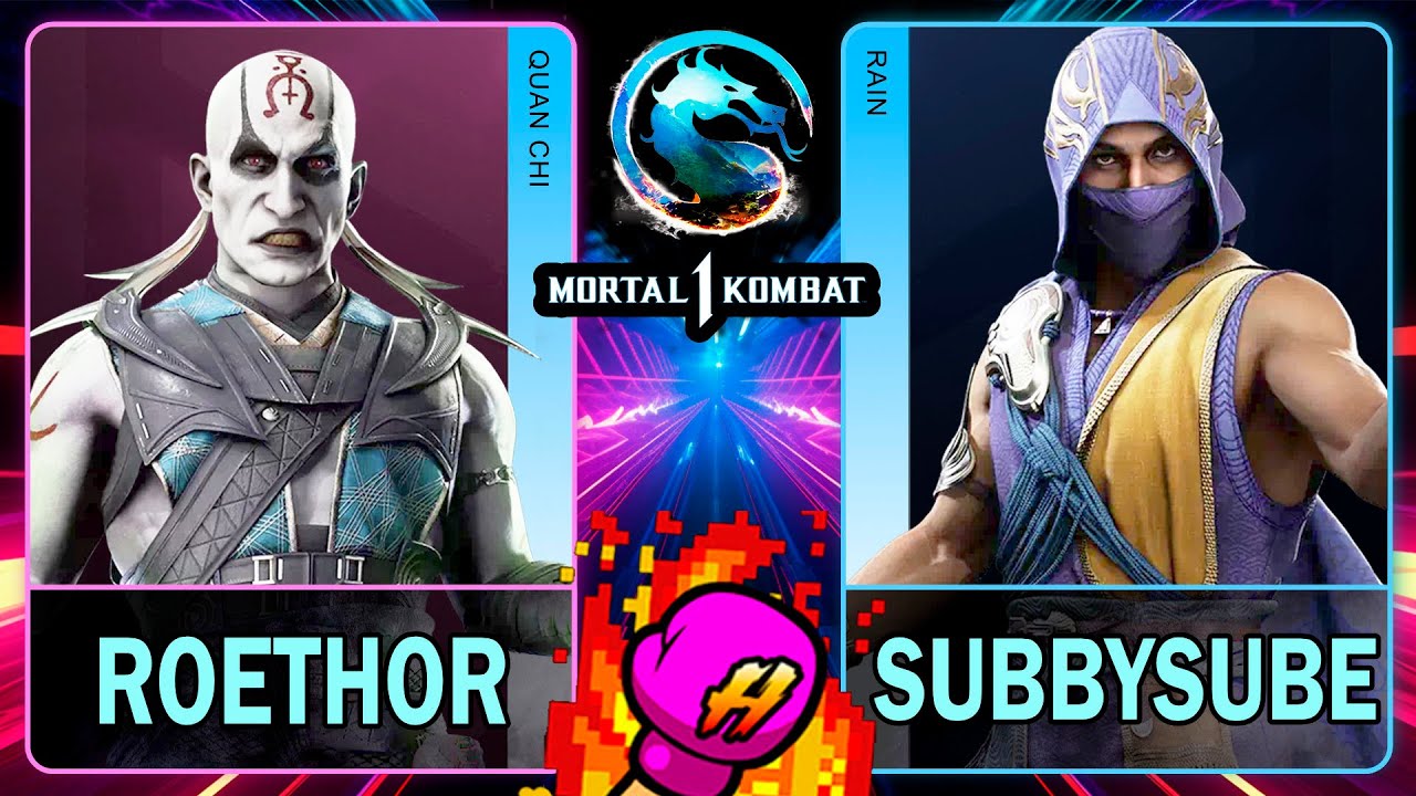 MK1 Roethor (QUAN CHI) VS Subbysube (RAIN)🥊Mortal Kombat 1🥊4K 60ᶠᵖˢ ...