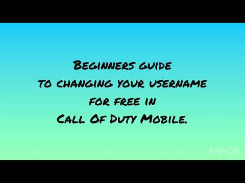Call Of Duty Mobile 101 - How To Change Your Username For Free ...