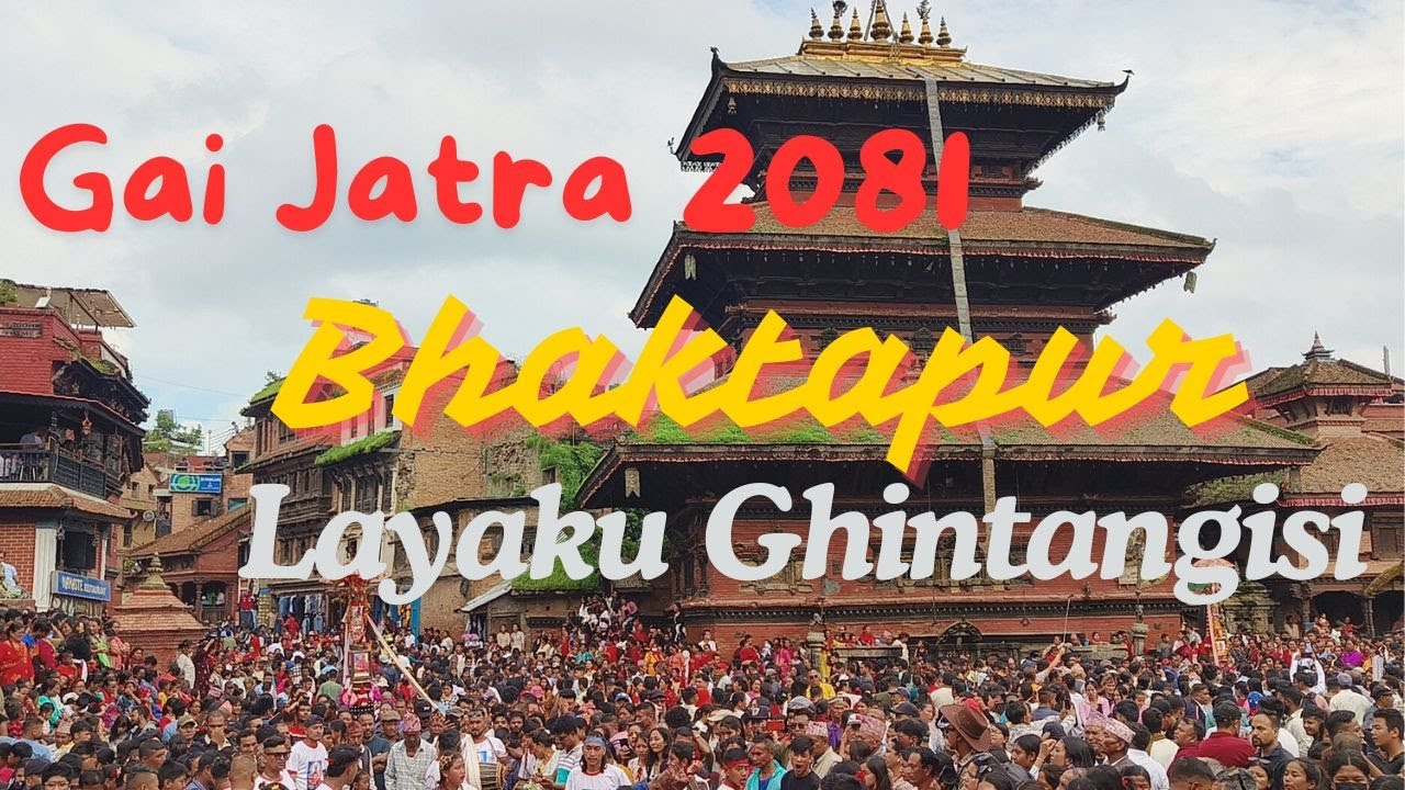 Gai Jatra Bhakatapur 2081 | Gai Jatra Festival | Saparu | Layaku ...