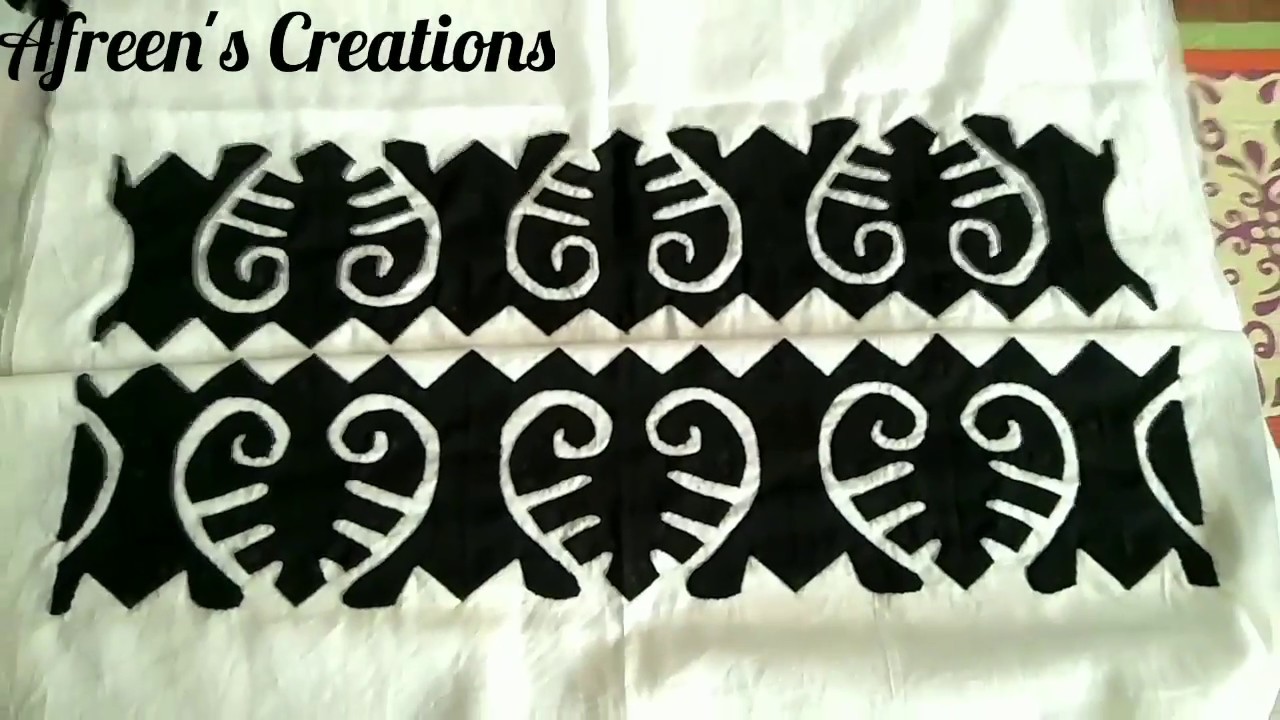 Aplik(patch) Work Tutorial; Advance Aplic; Border Pattern 10(Part ...