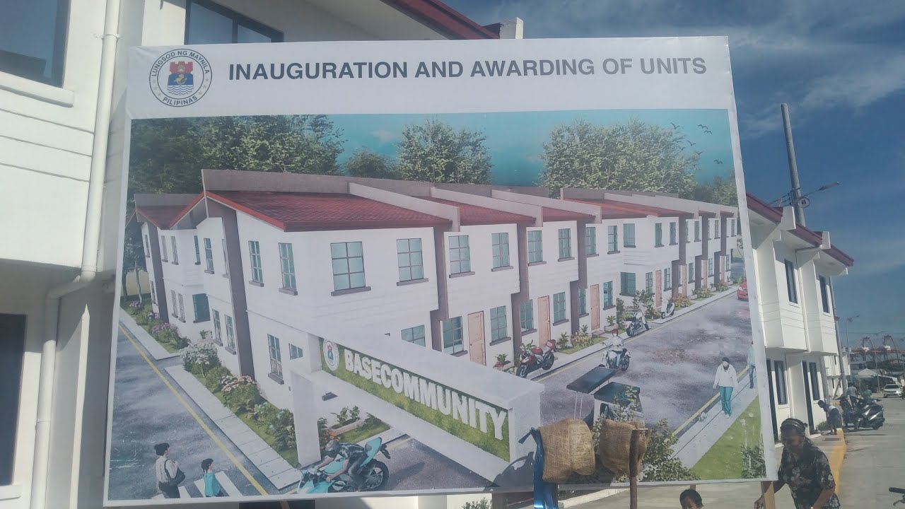 #Baseco community Housing Project of mayor Isko moreno#jayson sniper ...