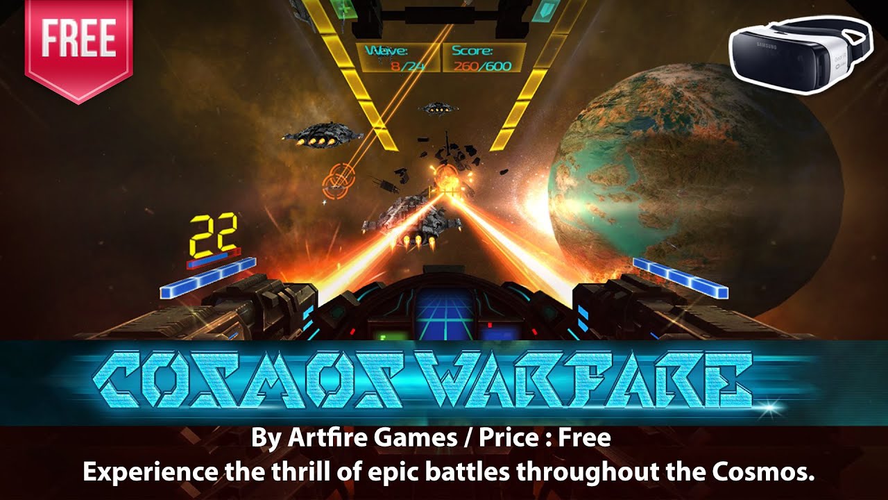 Cosmos Warfare for Gear VR - Free and fun VR Space Shooter for Samsung ...