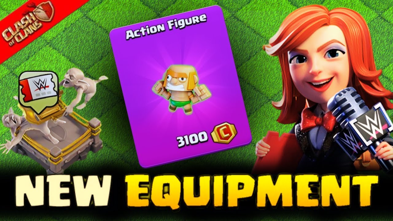 New Archer Queen Equipment Action Figure Explained! Clash of Clans ...