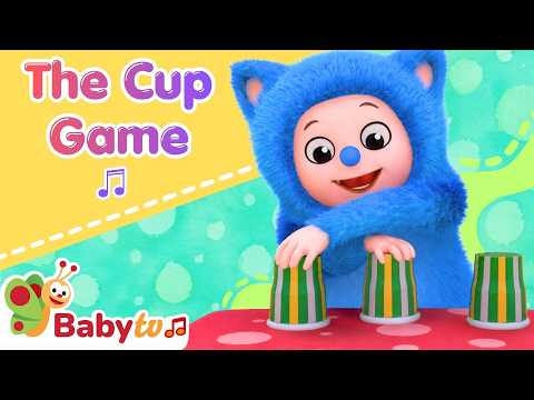 Billy & BamBam’s Cup Game Challenge!🥤⭐Can You Find the Treat? | BabyTV Nursery Rhymes