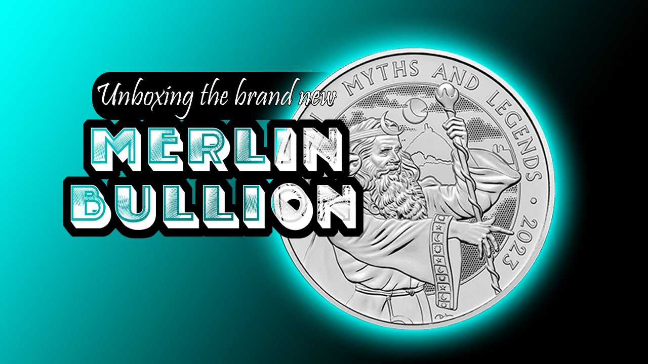 A first look at the Brand New Merlin bullion coin! #silverstacking ...