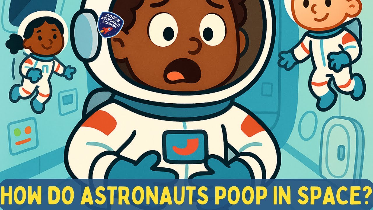 How do astronauts poop in space? Space for kids - YouTube