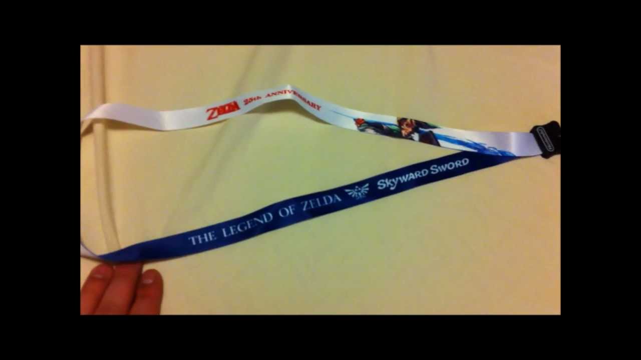 The Legend Of Zelda 25th Anniversary Skyward Sword lanyard E3 PAX 2011 ...