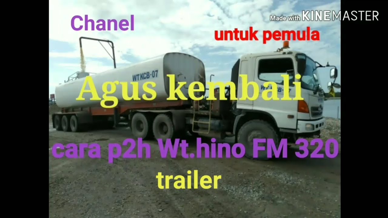 Cara p2h wt.hino FM 320 .trailer - YouTube