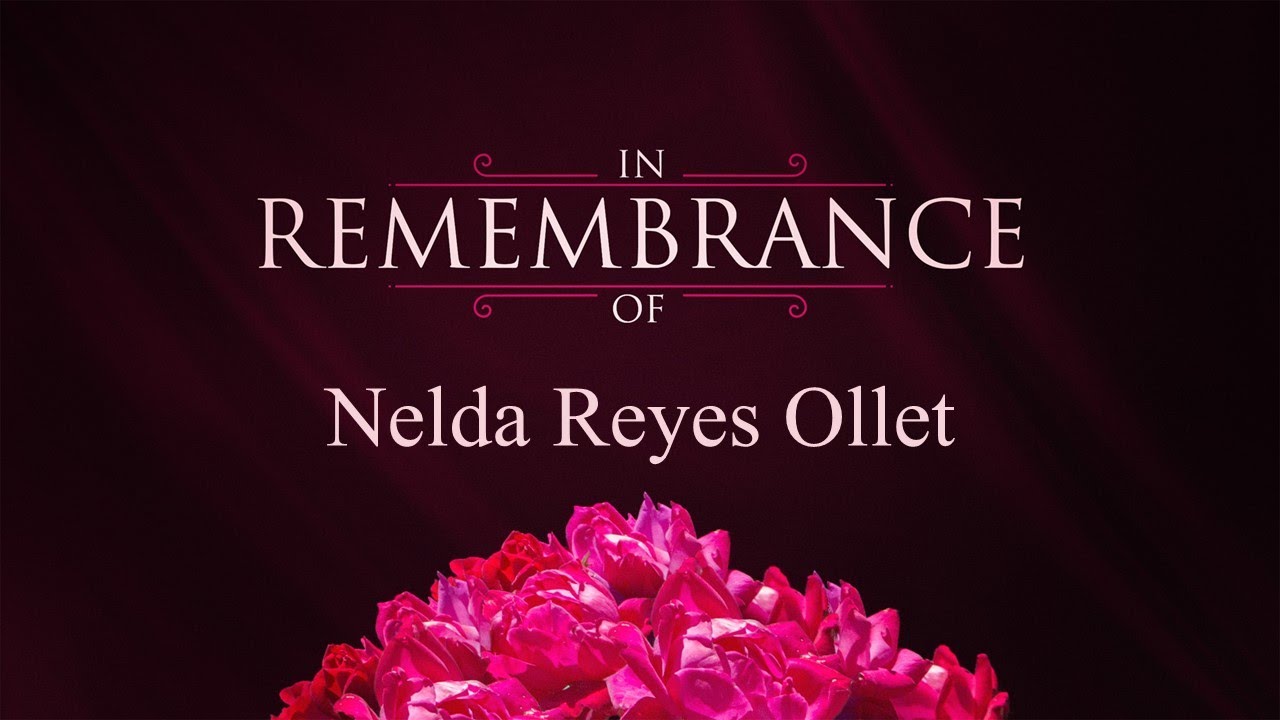 Nelda Reyes Ollet Memorial Service - YouTube