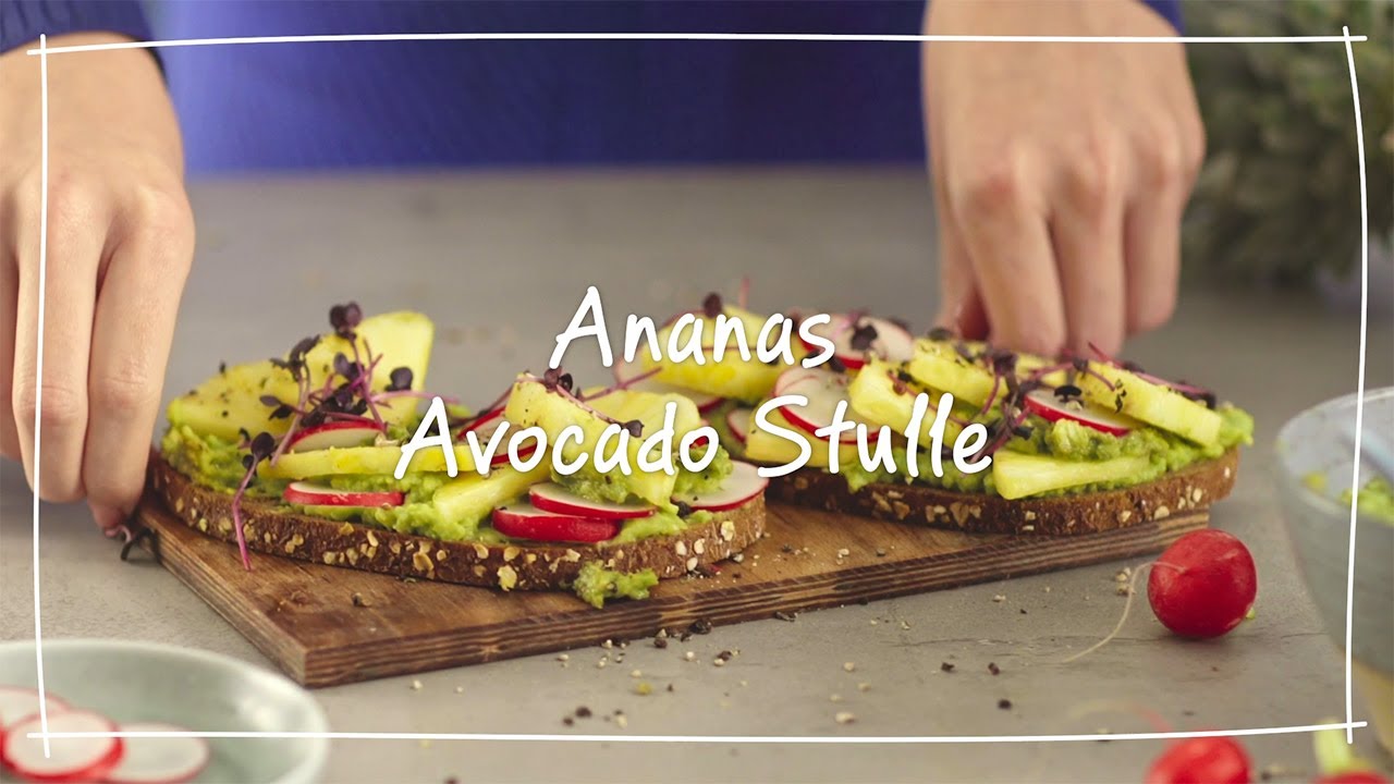 Ananas Avocado Stulle - YouTube