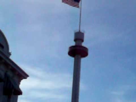 Sky Trek Tower Resting at Six Flags Great America - YouTube