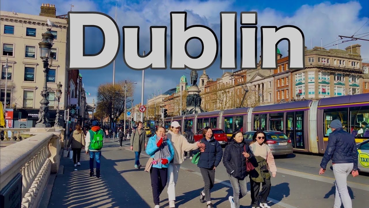 Dublin City Centre Walking Tour February 2025 |4k Dublin Ireland | O ...