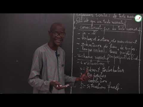 Cours - Cinquième - Français : Expression Ecrite - Le texte narratif / M. Ndiaye