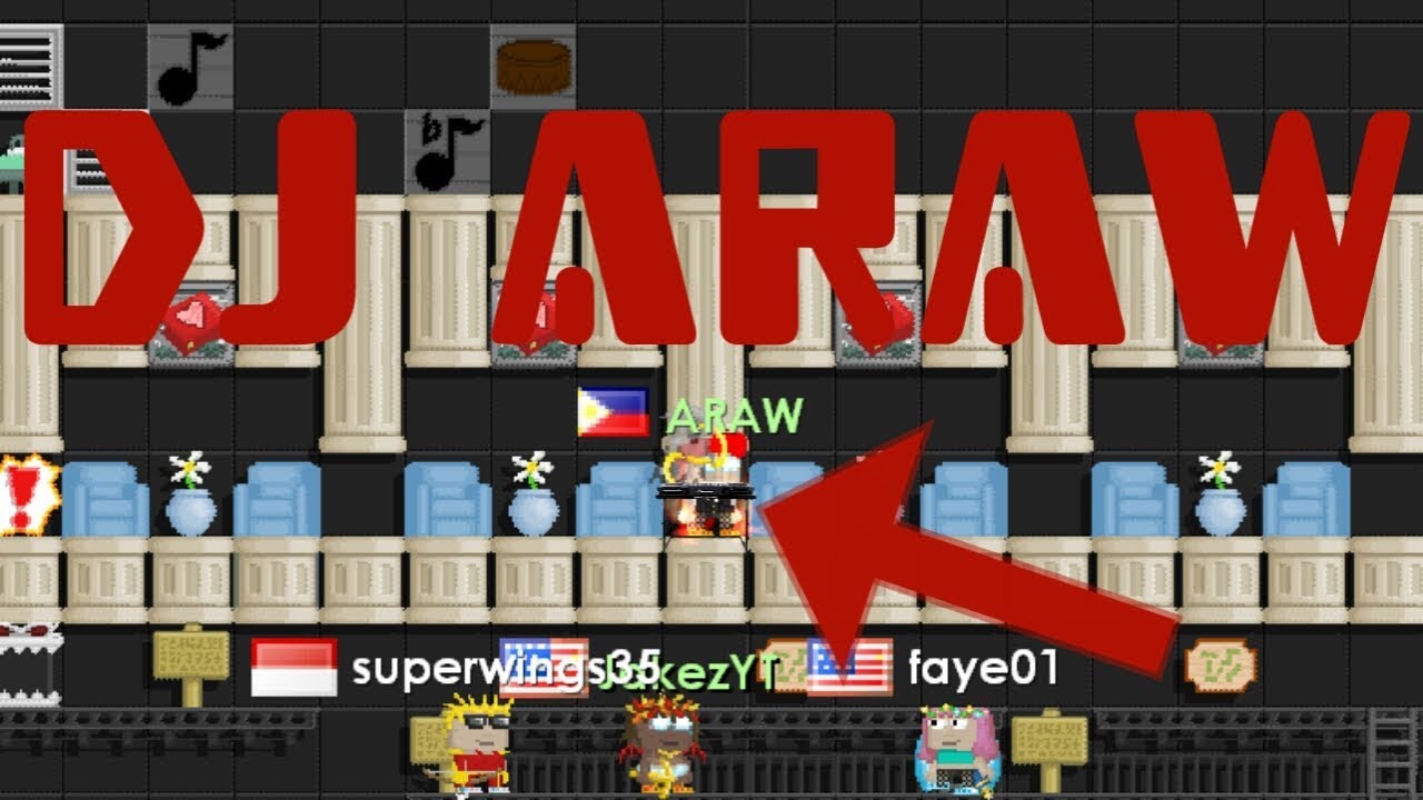 Growtopia | First growtopian DJ - YouTube