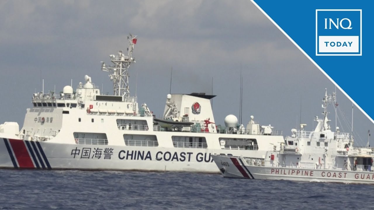 Chinese vessels again accused of ‘dangerous maneuvers’ | INQToday - YouTube