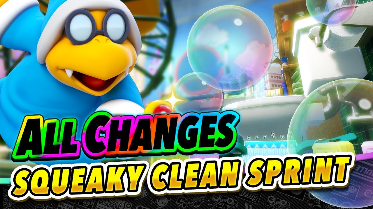 Aerial Access ONLY? All Changes in Squeaky Clean Sprint! | Tour VS ...