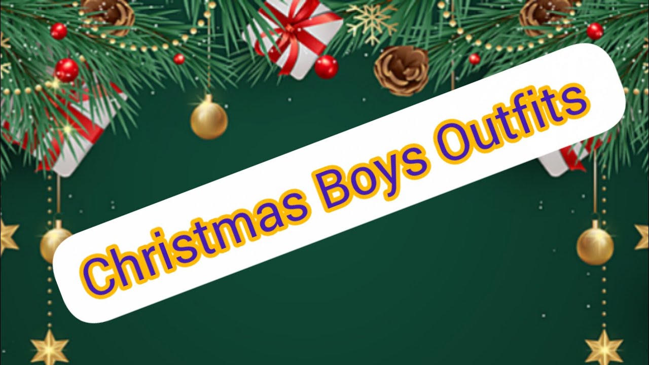 Boys Christmas Outfits designs | Top 10 Christmas outfits - YouTube