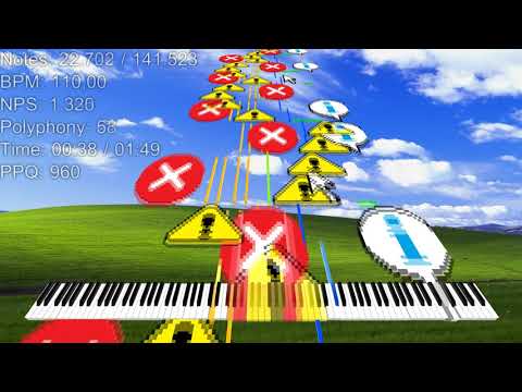 [Black MIDI] Music using only sounds from Windows XP & 98