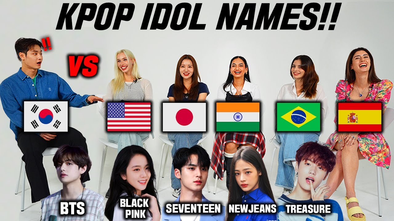 Korean Was Shocked by KPOP IDOL Pronounciation Around The World!! (BTS ...