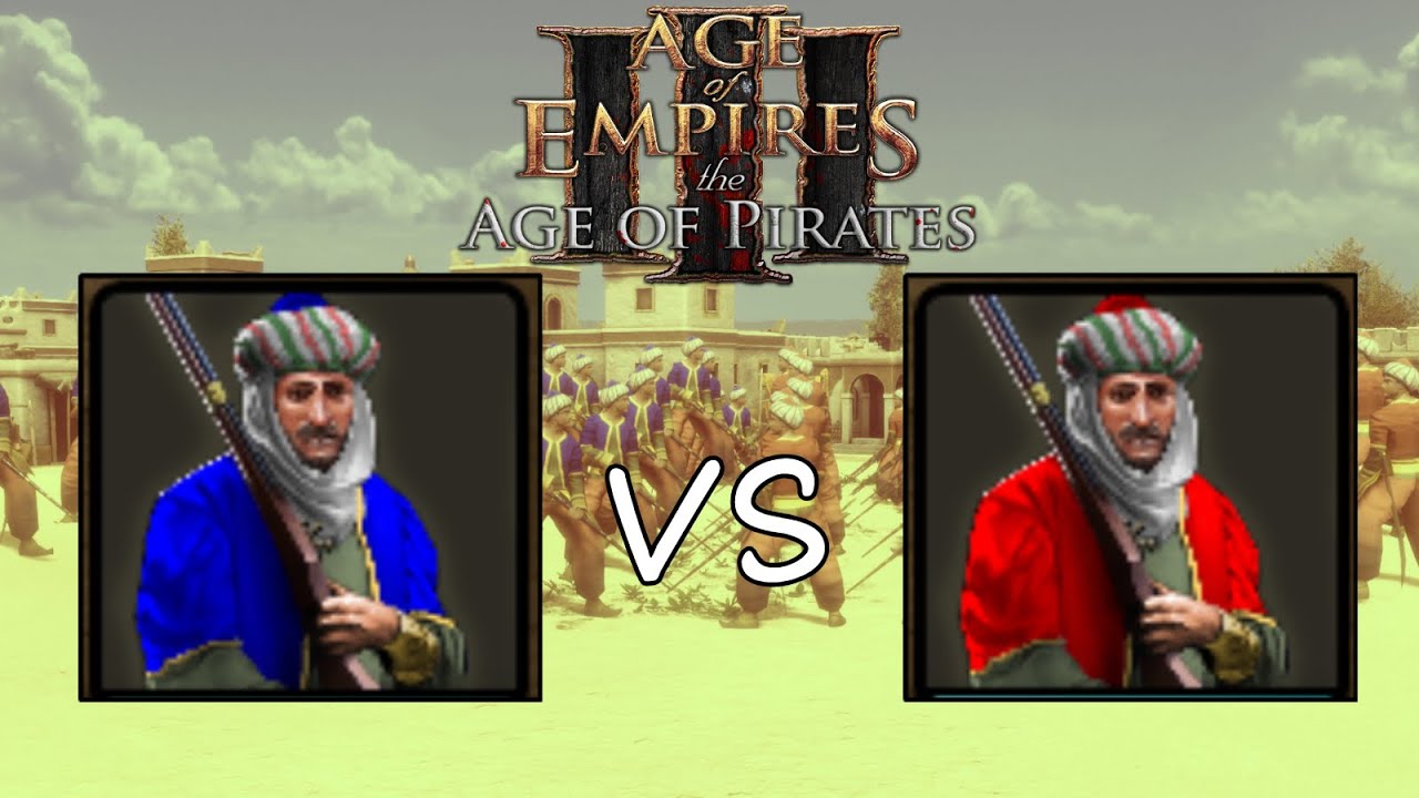 40 Corsair Marksmen (AOEIII-BLUE) vs 40 Corsair Marksmen (AOP-RED) (Age ...