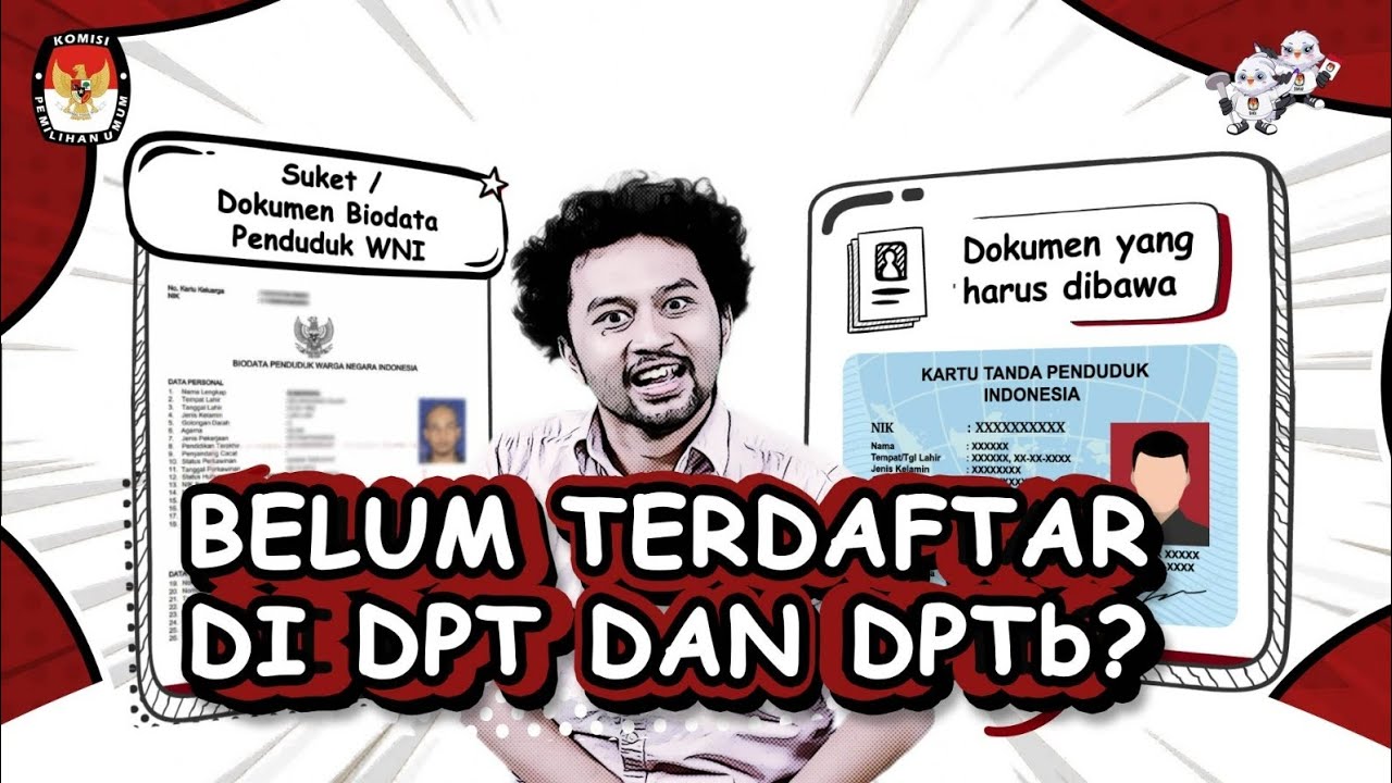 Belum Terdaftar Di DPT dan DPTb? - YouTube