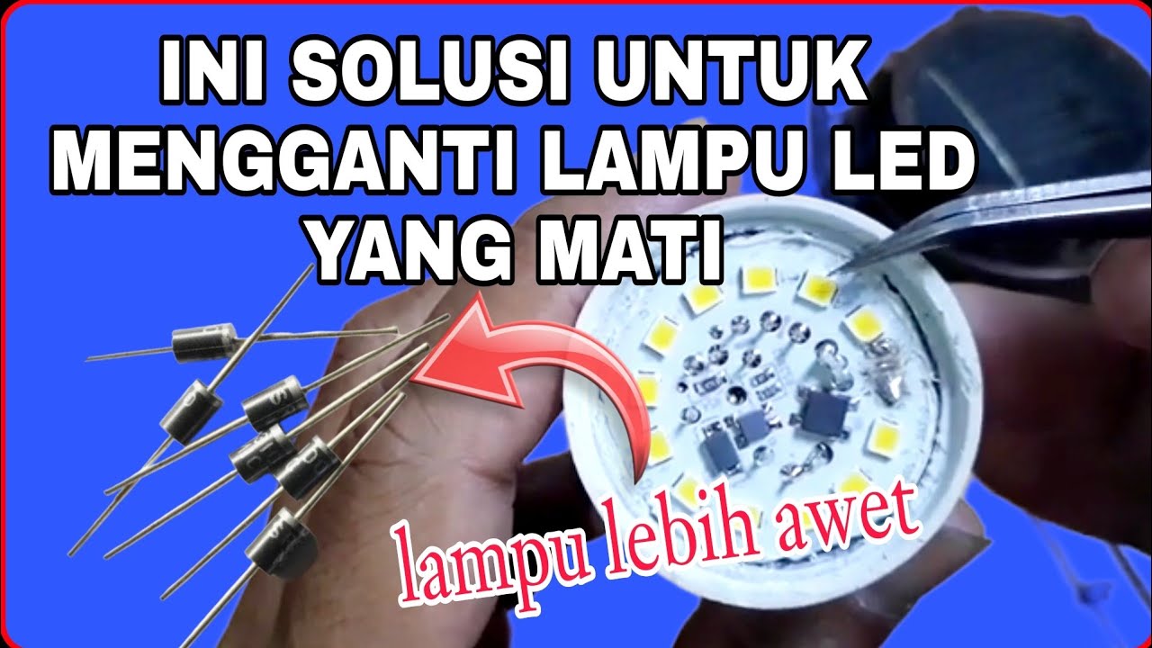 solusi untuk mengganti lampu led yang mati#servicelampuledsupayaawet ...