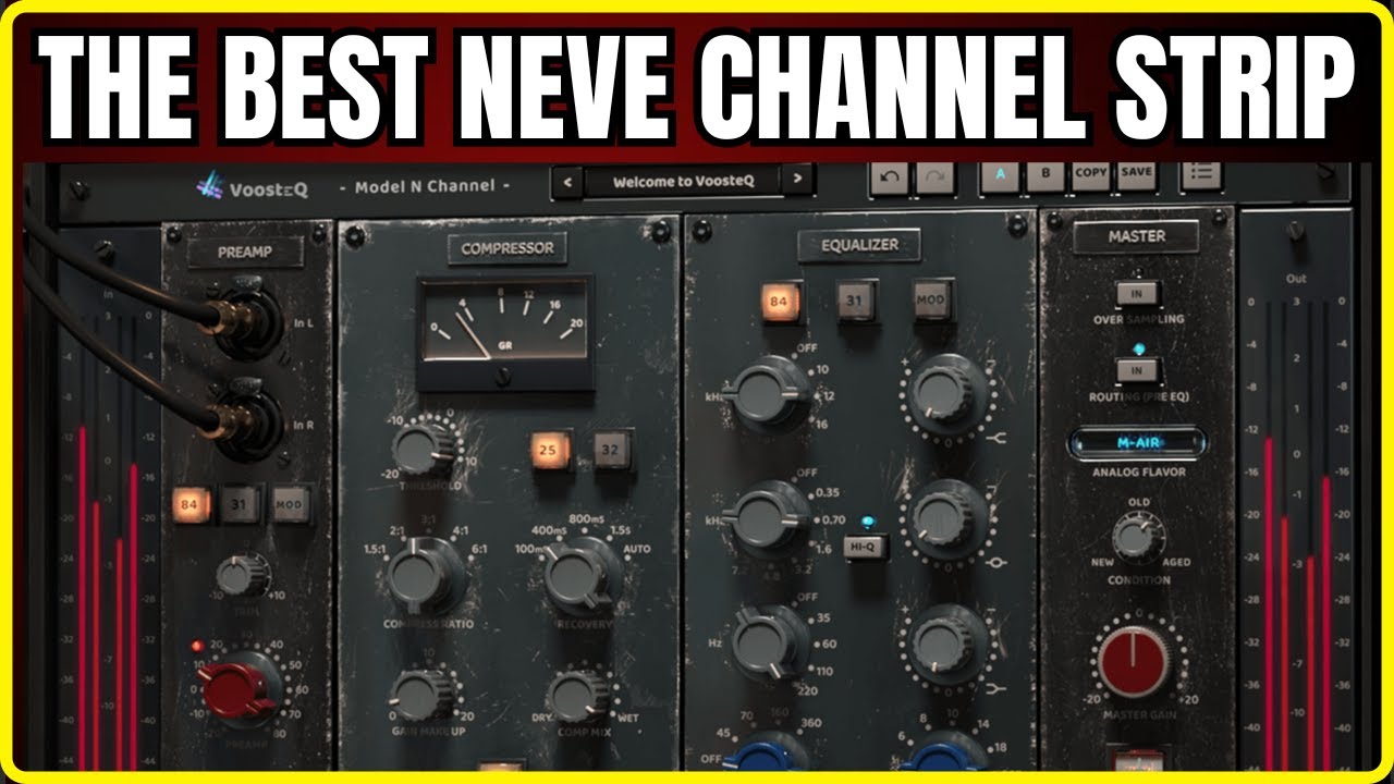 NEVE Channel Strip Plugin | Voosteq Model N - YouTube