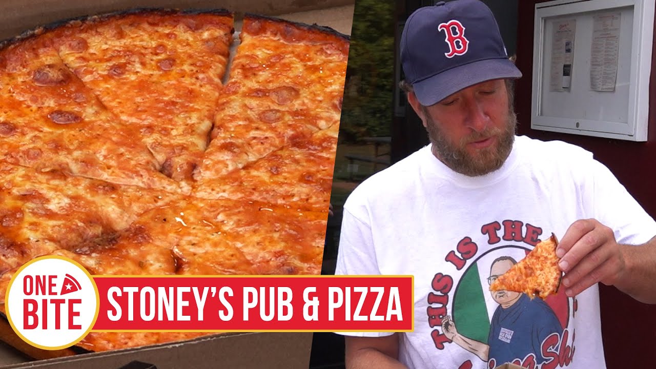 Barstool Pizza Review - Stoney's Pub & Pizza (Middleborough, MA) - YouTube