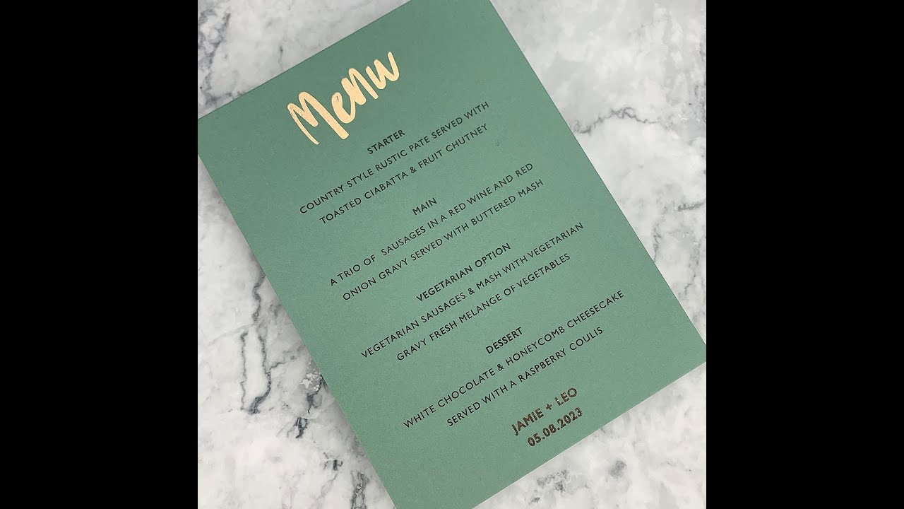 Jamie Menu - YouTube