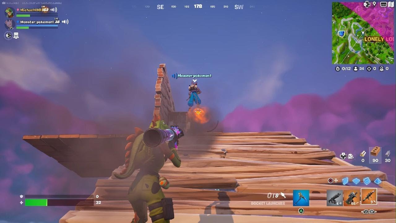 Fortnite rocket ride - YouTube