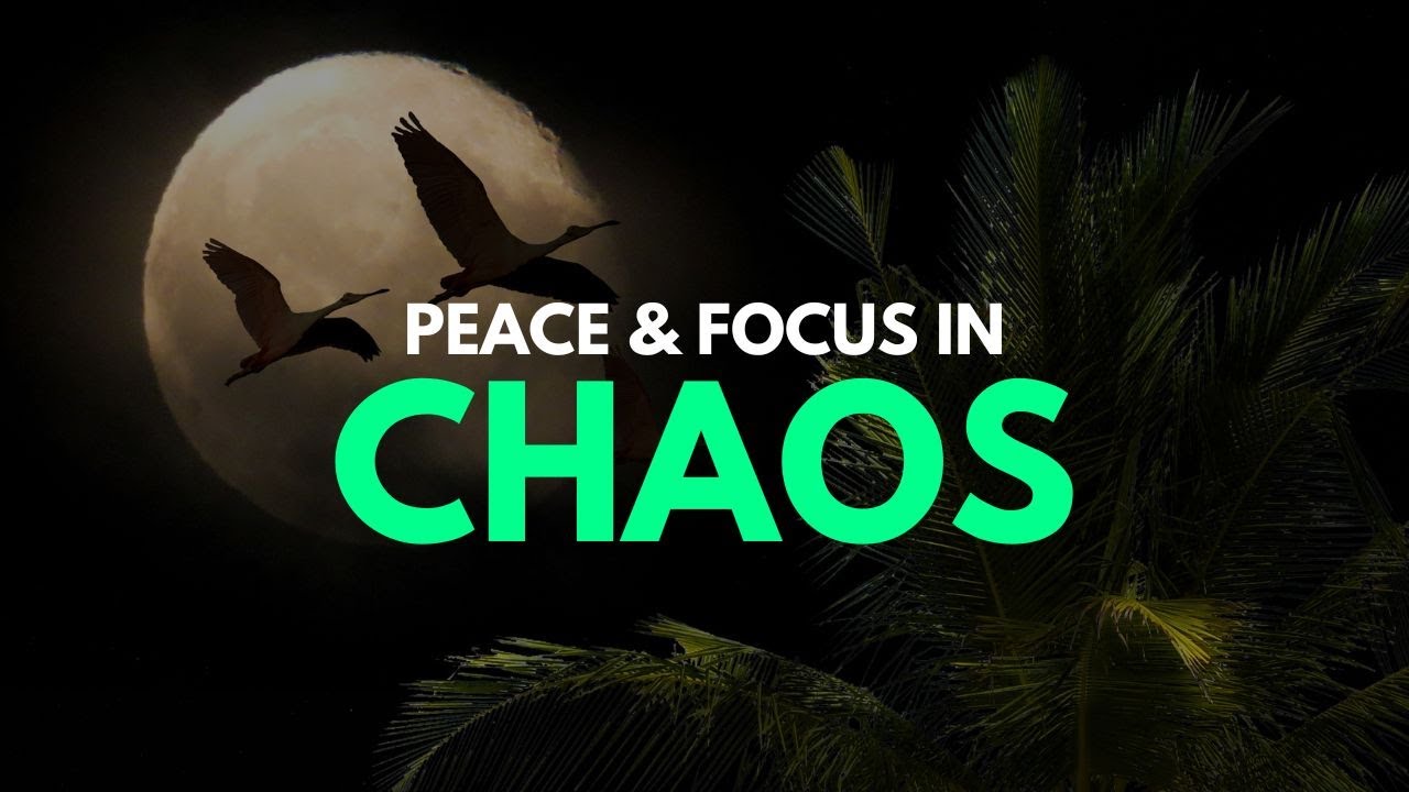 Peace & Focus in the Midst of Chaos - YouTube